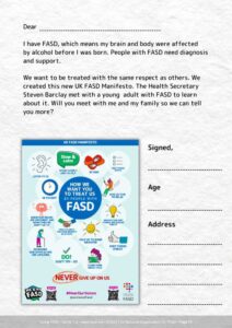 UK FASD Manifesto - Me & My FASD